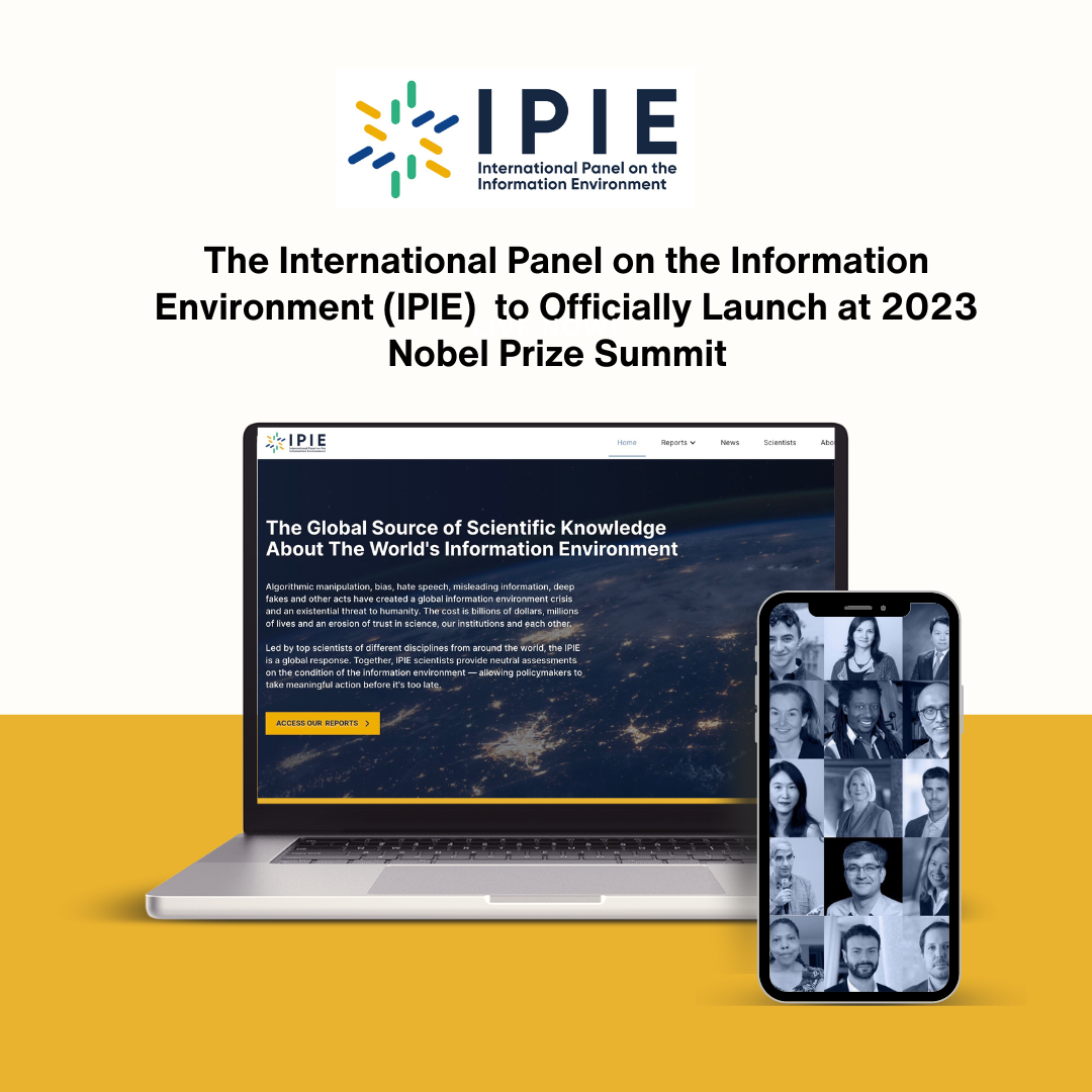 Press Release - The International Panel on the Information Environment (IPIE) to Officially ...